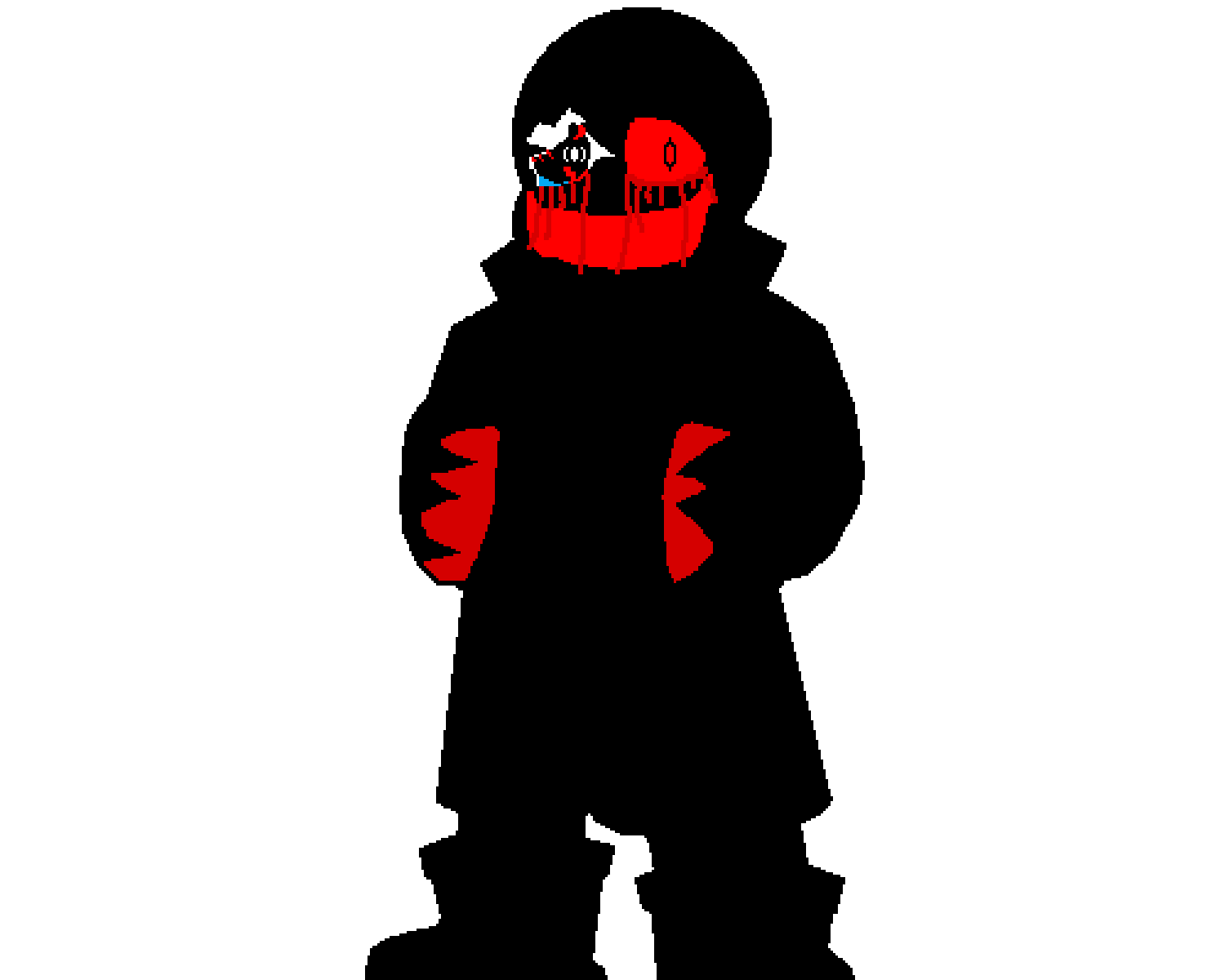 Corrupted Sans by FurryNootInk - Pixilart