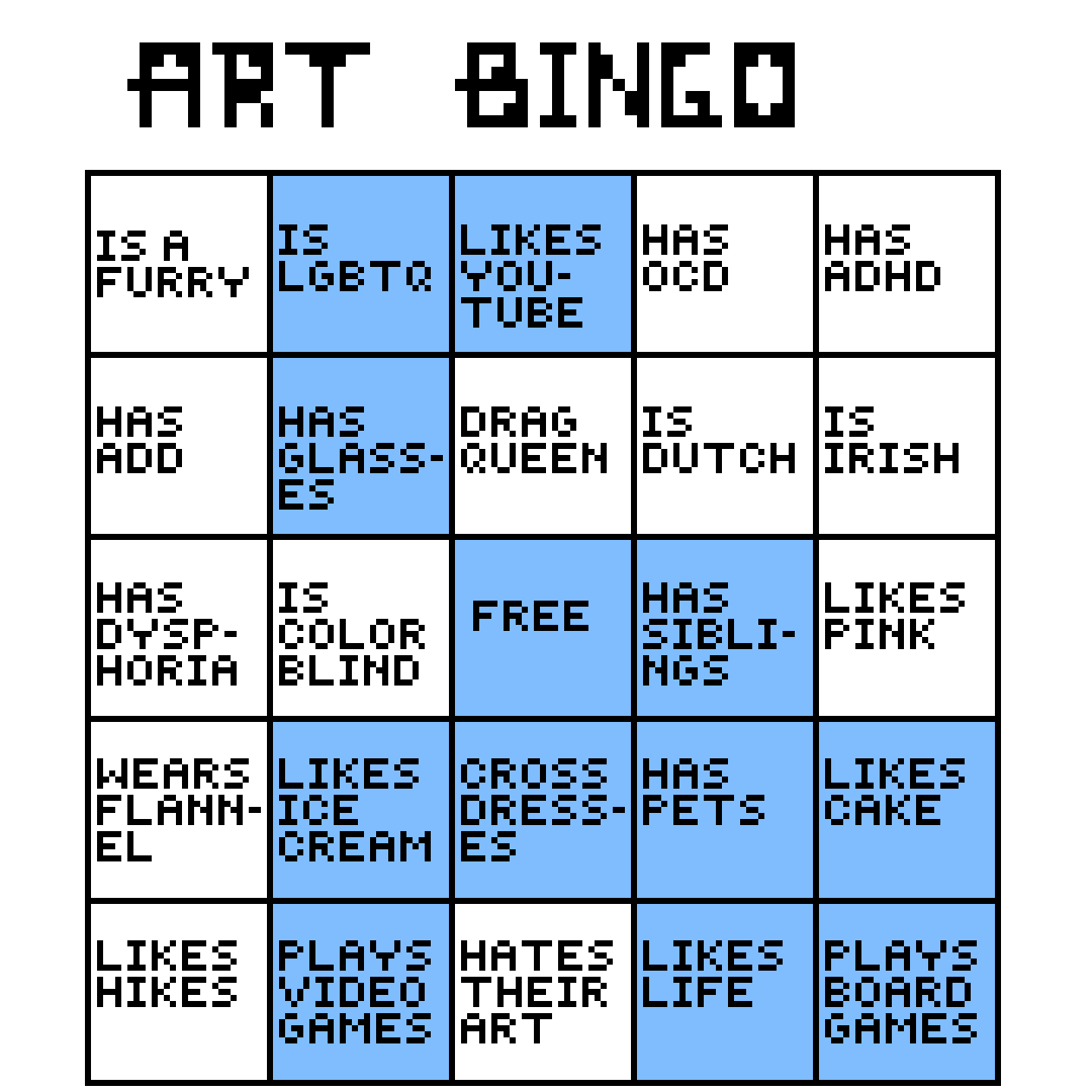 Editing art bingo P - Free online pixel art drawing tool - Pixilart