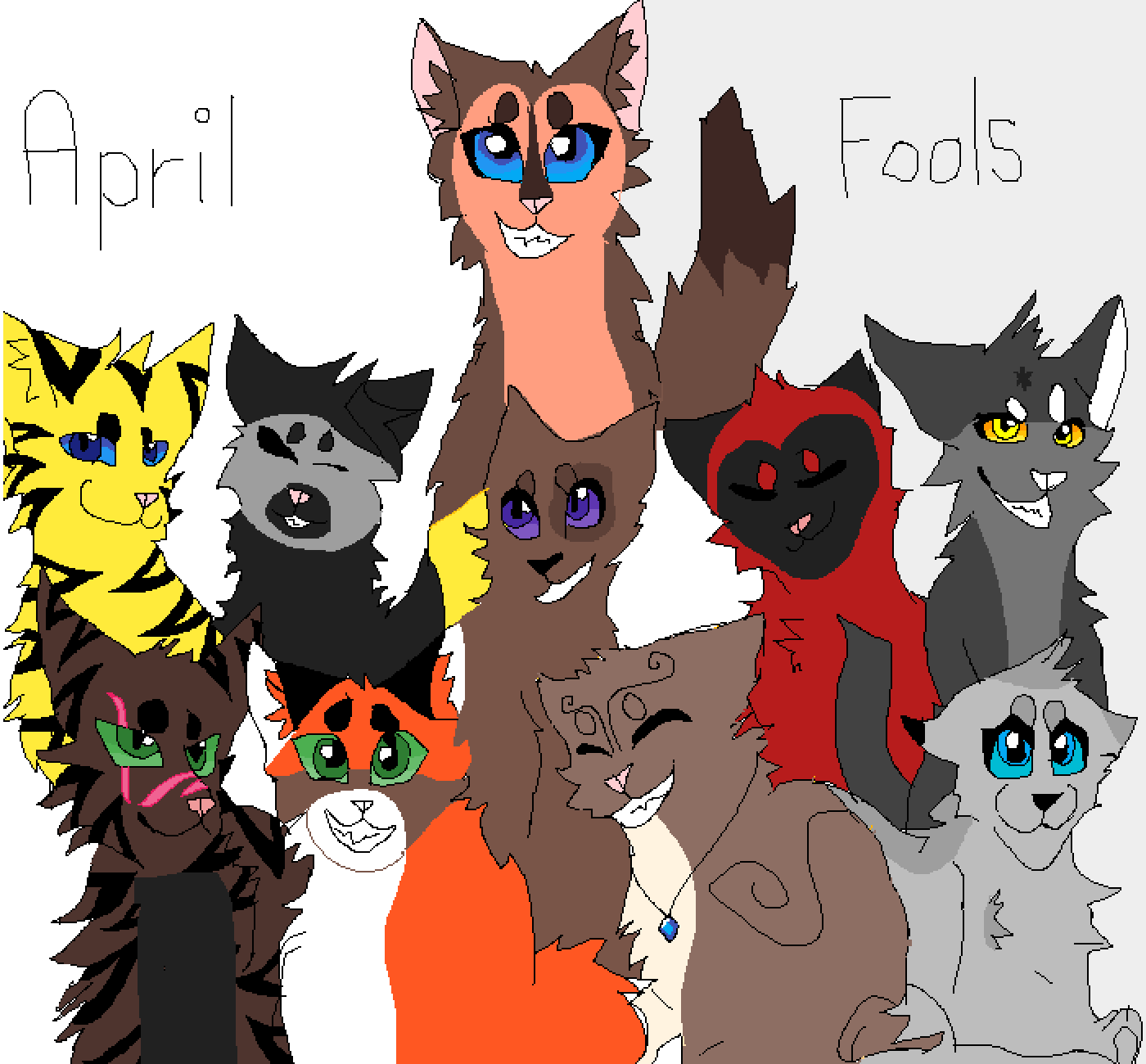 Editing Happy April Fools! - Free online pixel art drawing tool - Pixilart