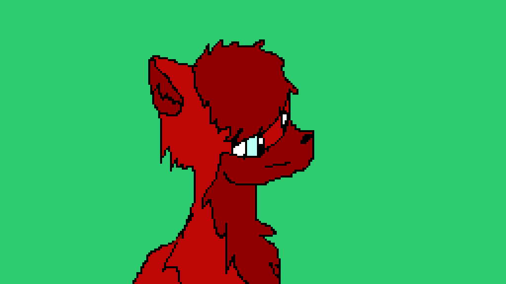Pixilart - ruby the wolf by CaptinMangletty