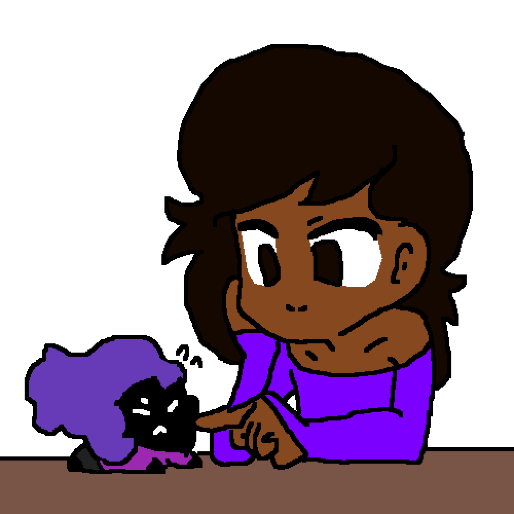 Pixilart - ~Poke da Corrupted Purple~ by purple100