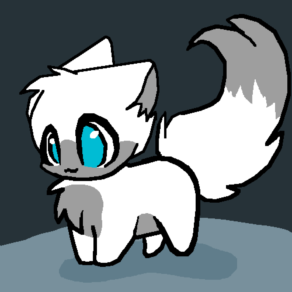 Pixilart - Wittle Wolfy OwO by Ghost64Art