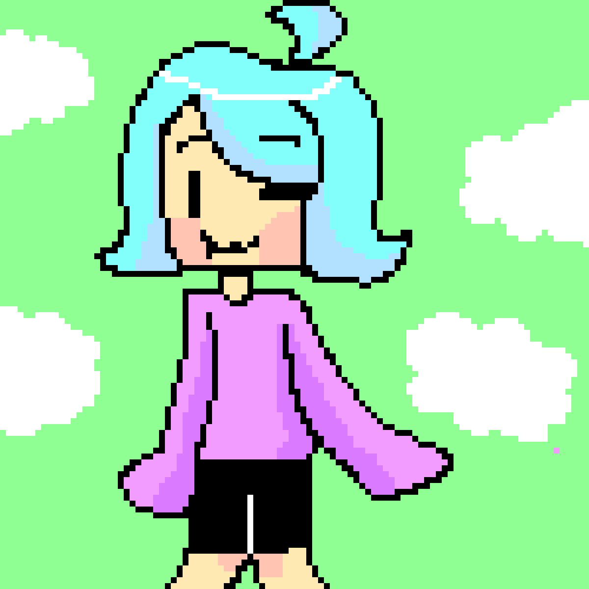 Pixilart - Cloud person by Starjax