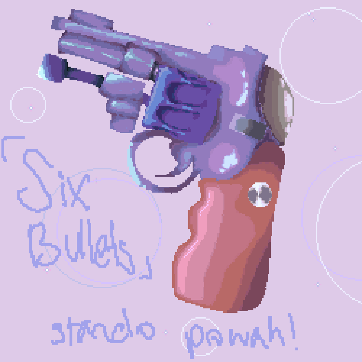 Pixilart - Six bullets by deadartist