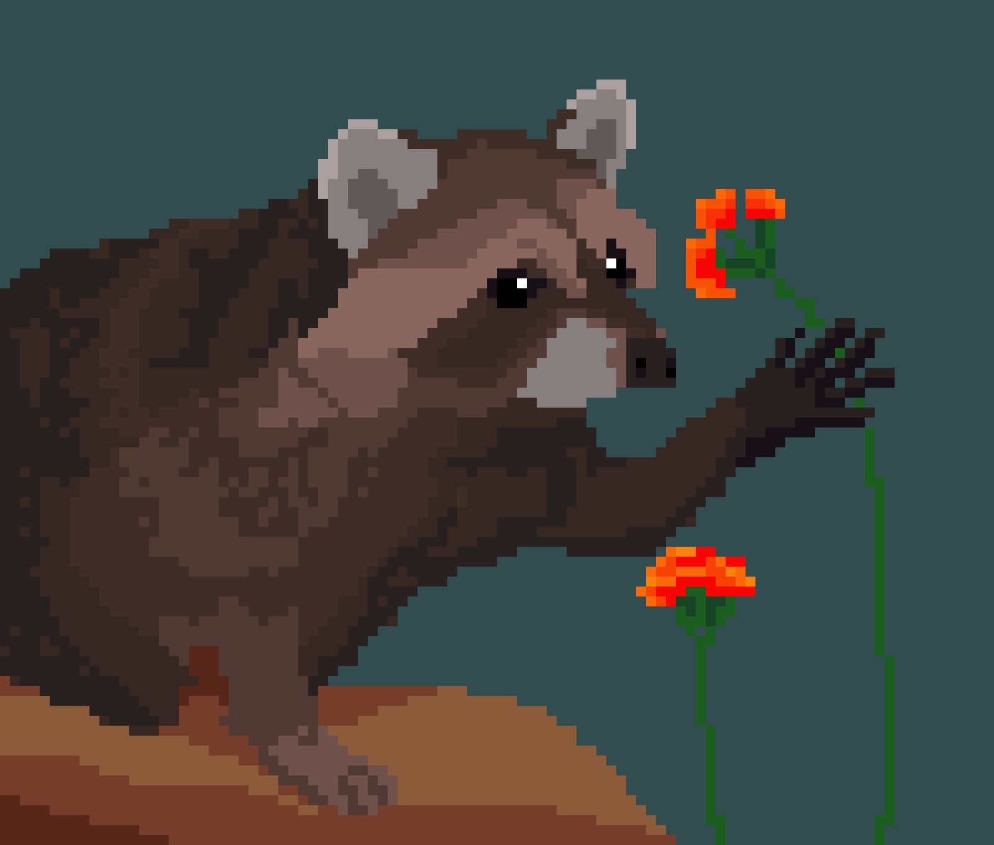 Pixilart - RACCOON by RubyRaven