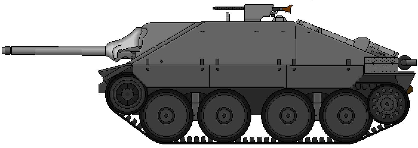Pixilart - Hetzer (jagdpanzer.38(t) by anrew10