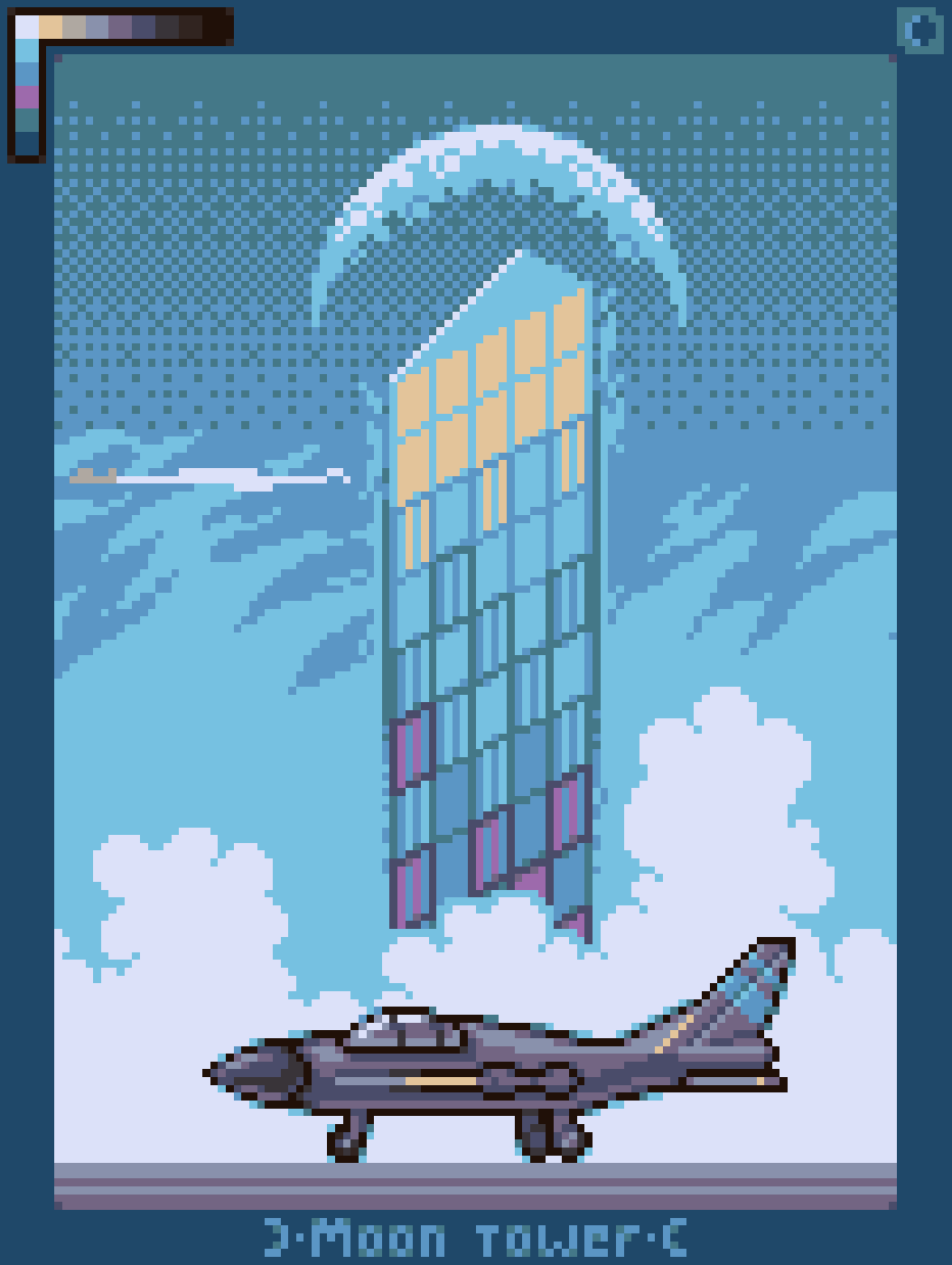 Pixilart - Moon tower by Eclipse89