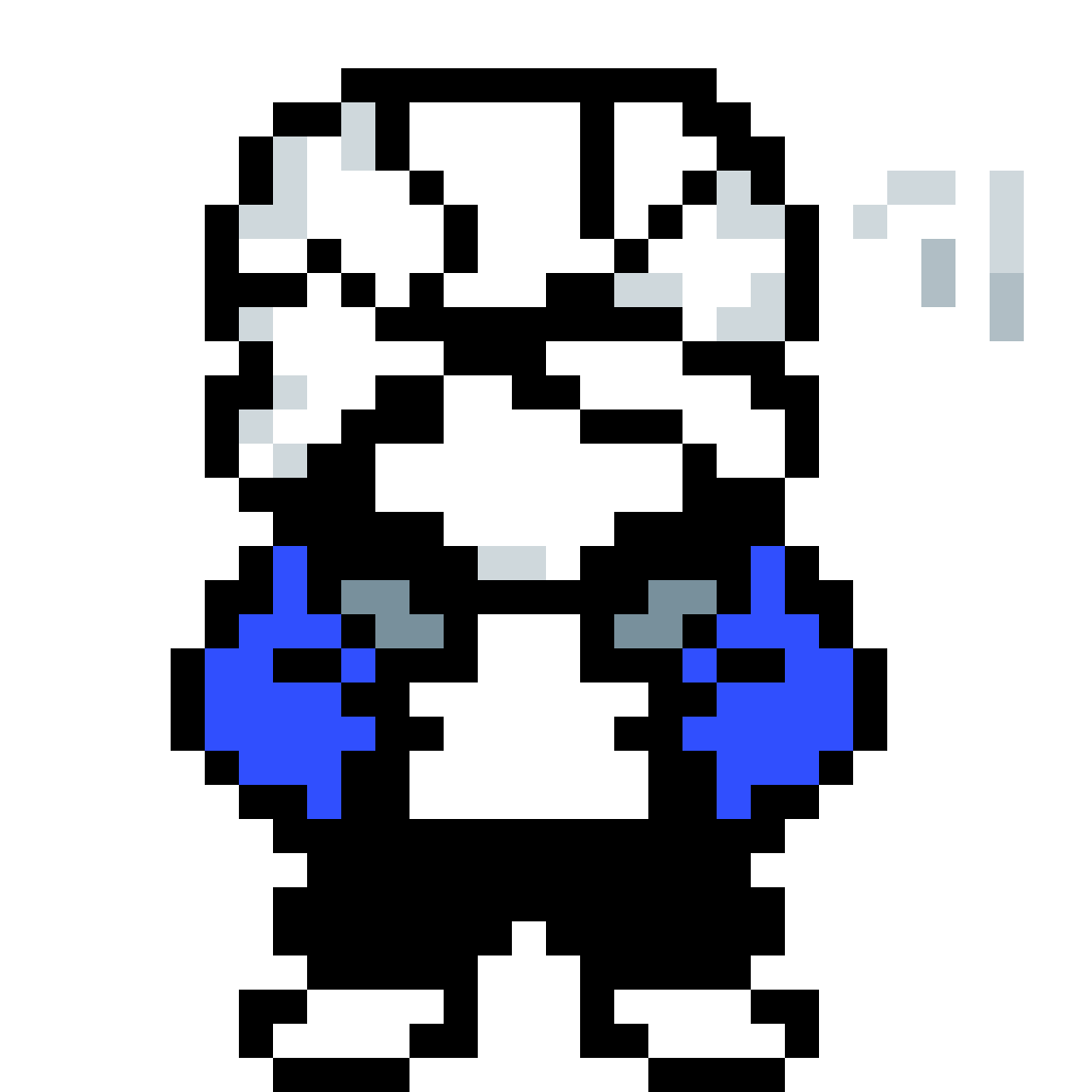 Pixilart - Destroyed Sans by iChylz