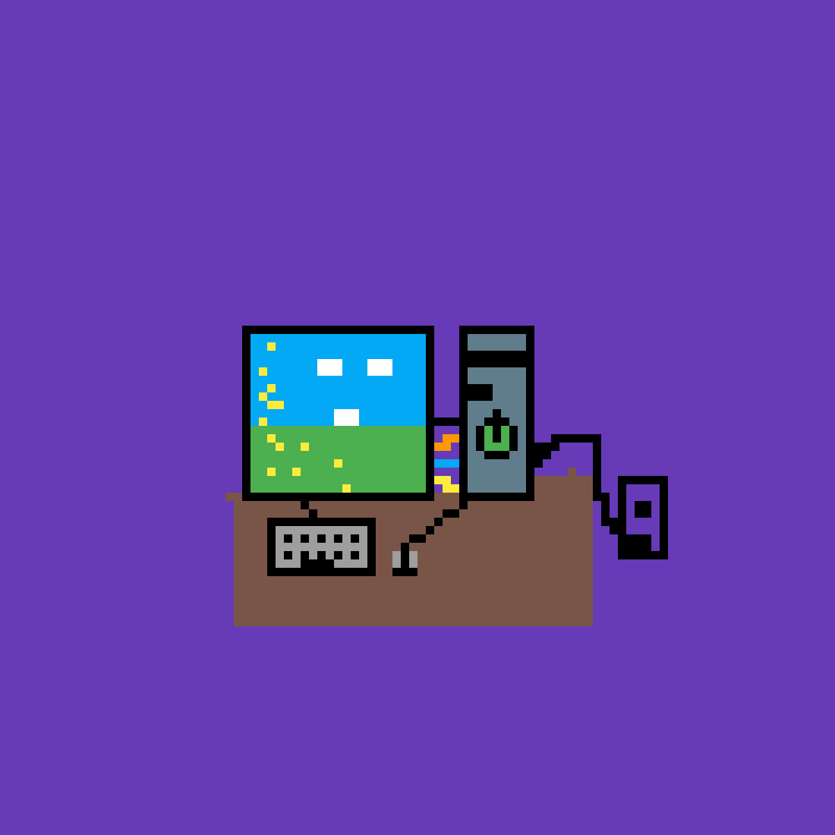 Pixilart - a computar by ghost-gamer5454