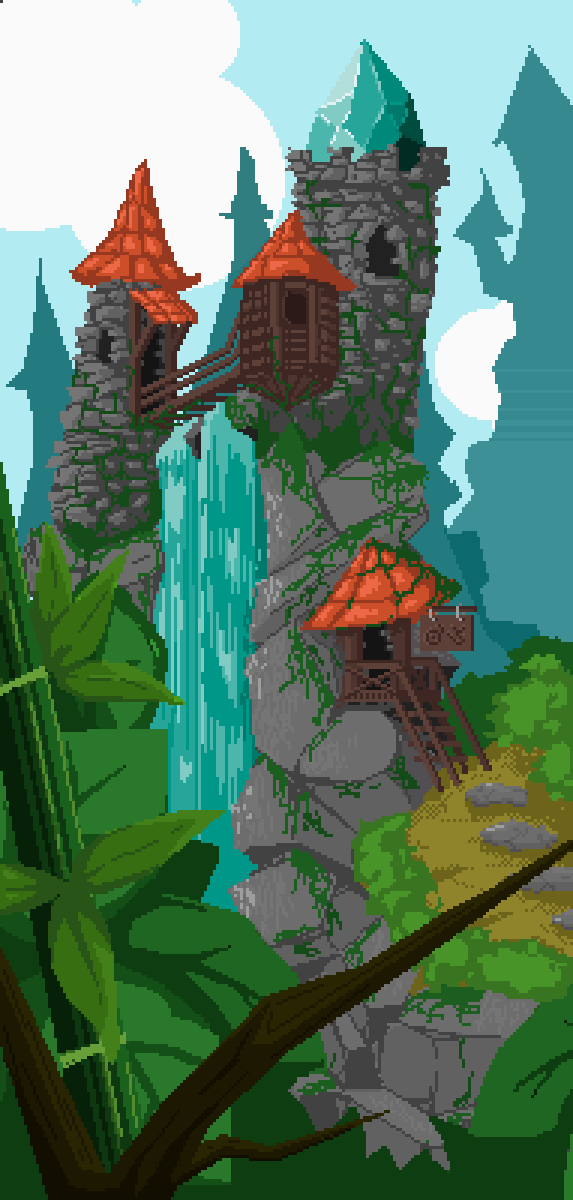 Pixilart - Wizard Tower by drowly