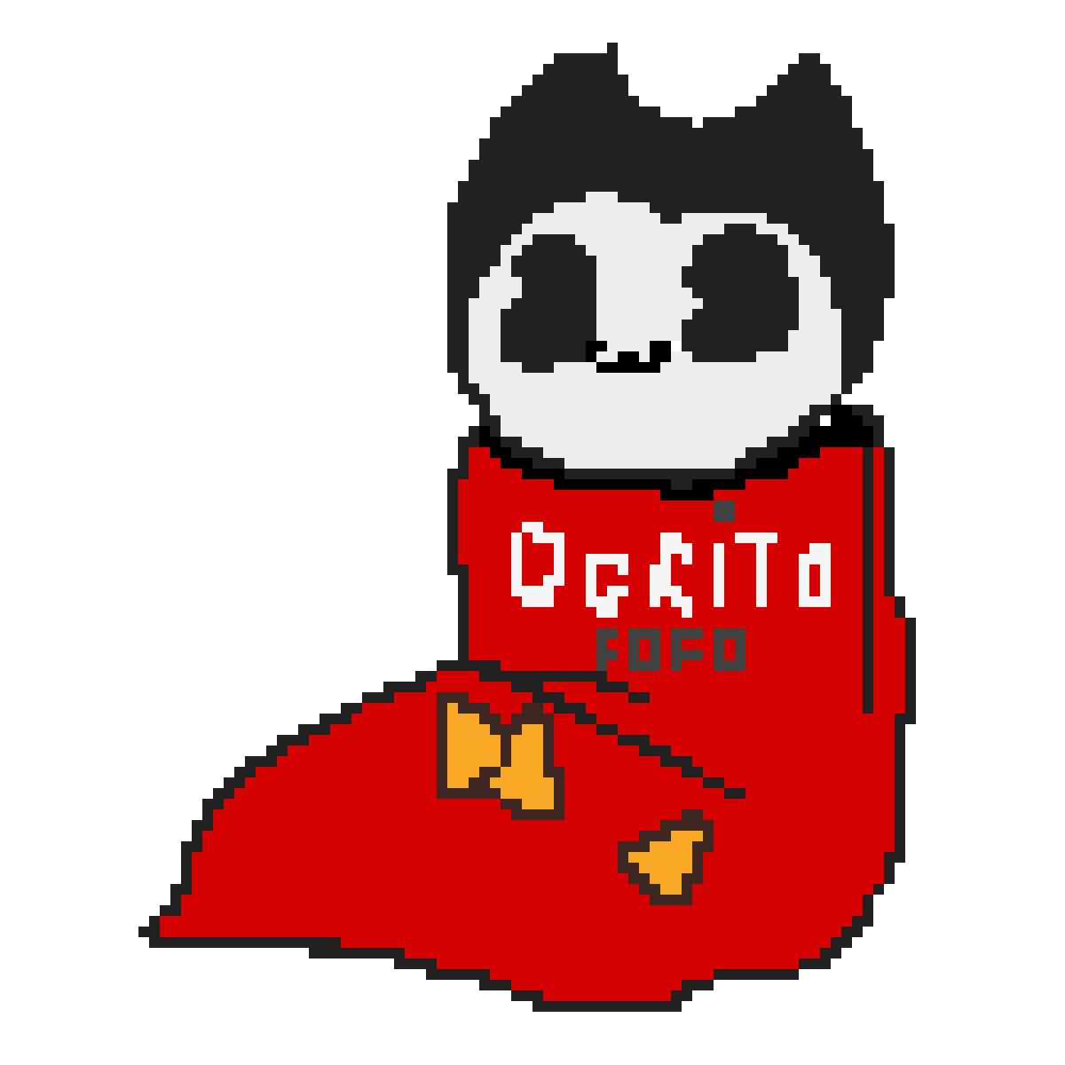 Pixilart - bendy in a Dorito bag by GarbageDeath