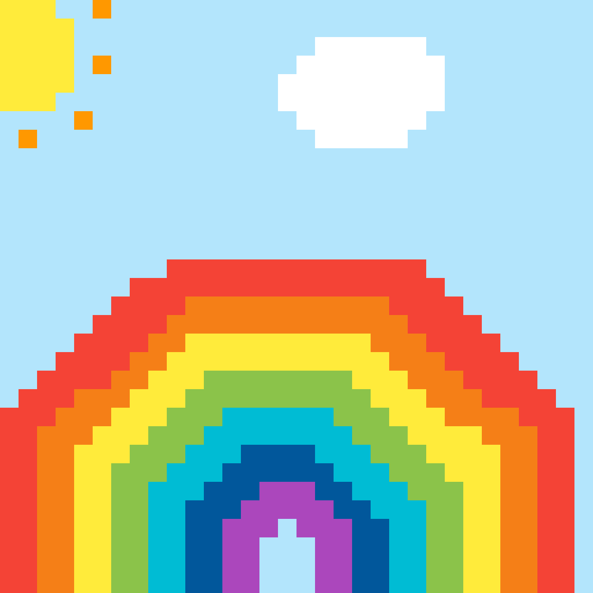 8 Bit Rainbow 8 Bit Rainbow Nerd Heart Vinyl Sticker Etsy Australia