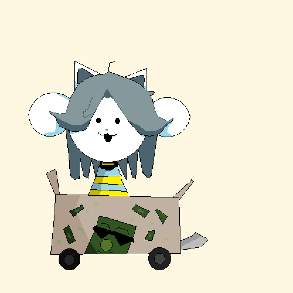 Pixilart - temmie_undertale by Mephisww