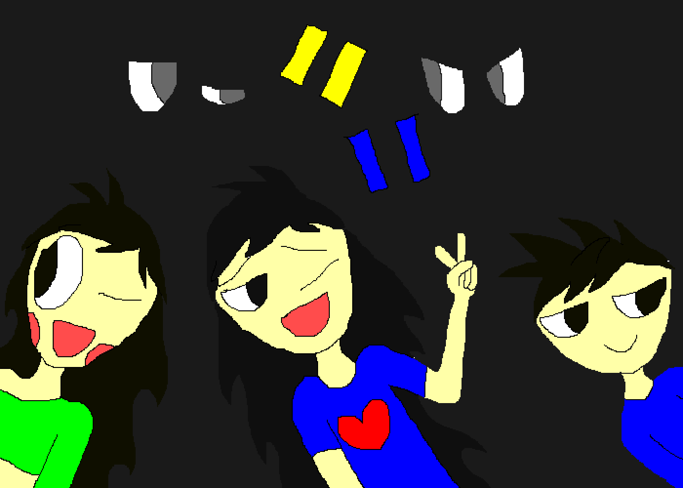 Pixilart - Chara's Family by SighsInJam