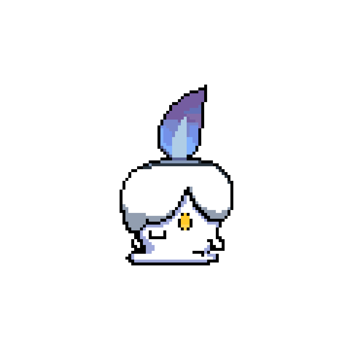 Pixilart - Litwick sprite by Pokefan200