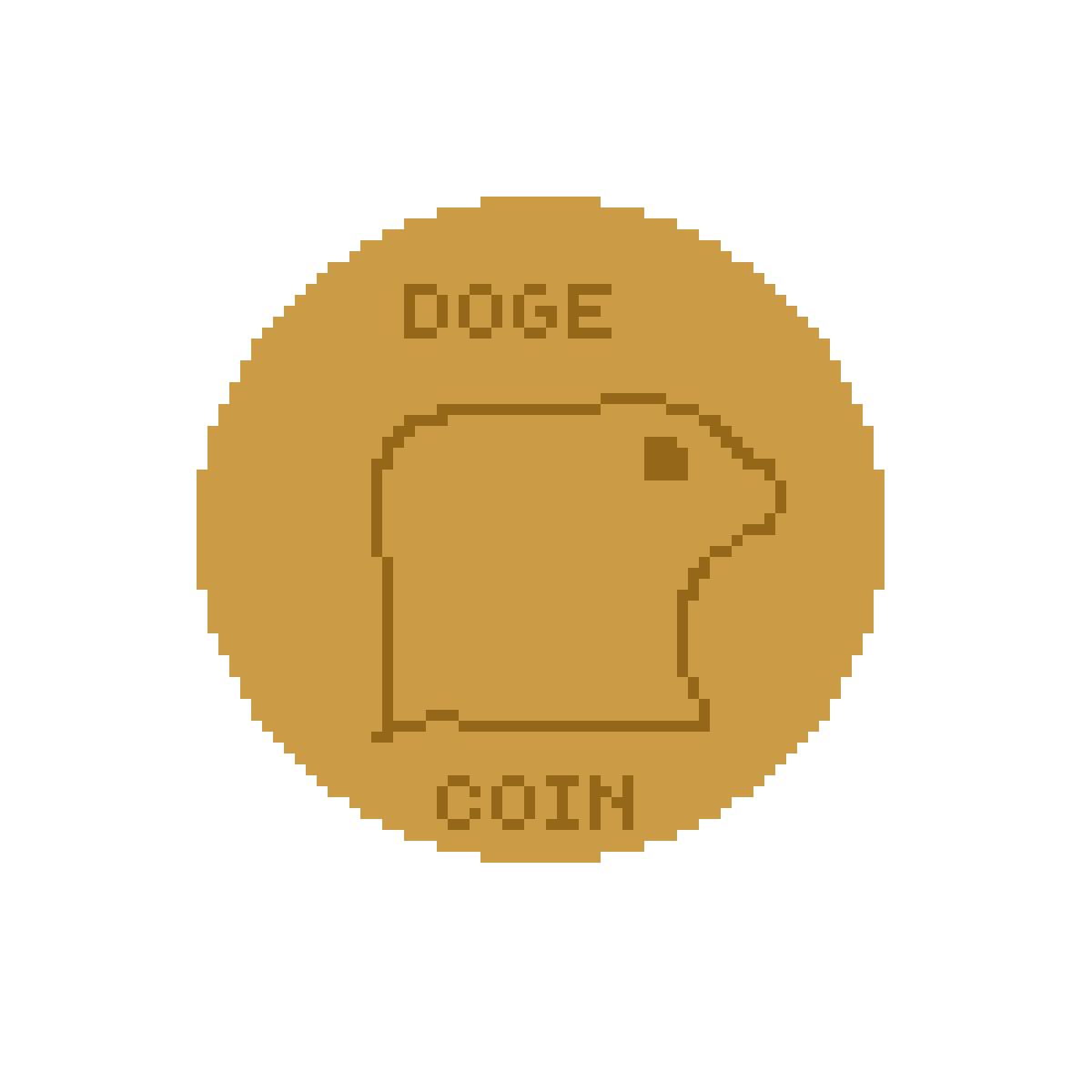 Pixilart - dogecoin by FurryMetalhead