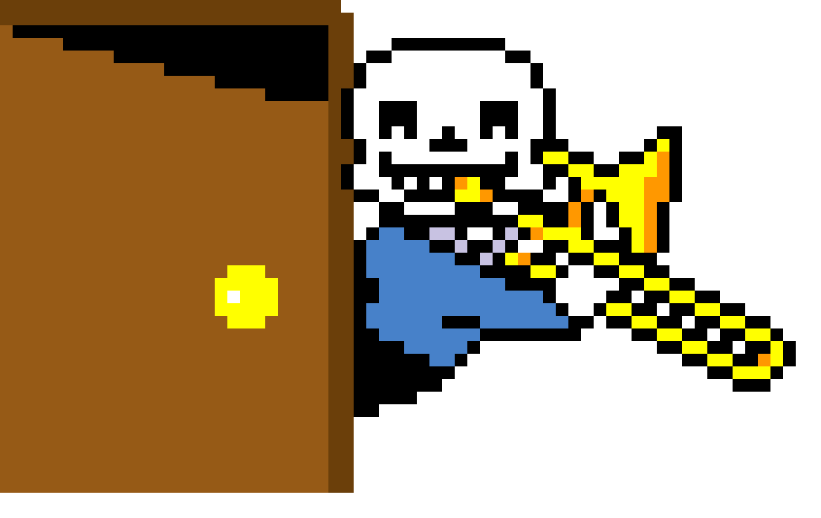 Pixilart - Sans w/ Trombone by Zaboink