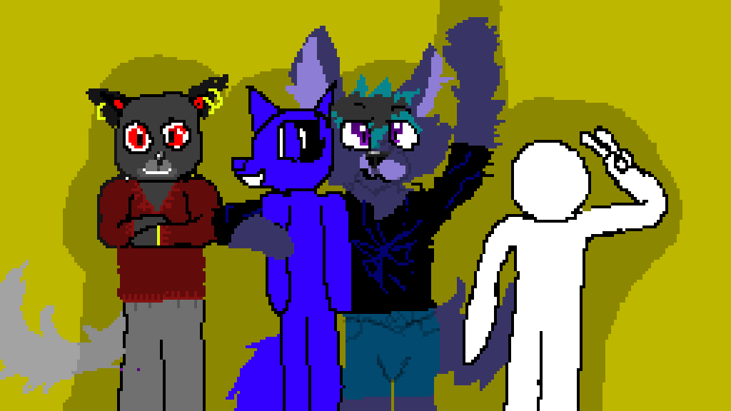 Pixilart - Best duddies! -collab- furry :3 by ReyloIsMyOTP