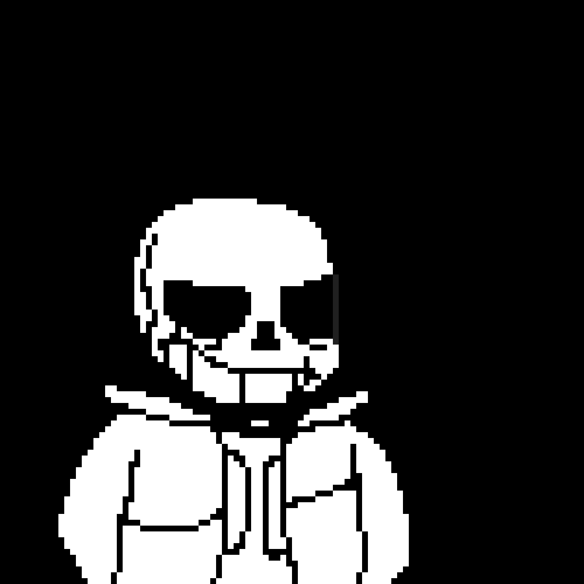 Pixilart - when sans is tired and you steal the ketchup by Syringe