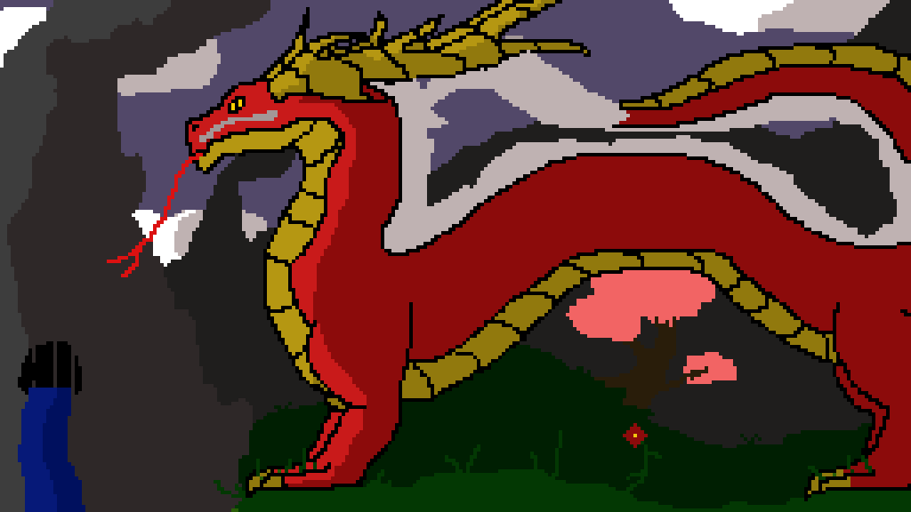 Pixilart - Asian Imperial-Lung by EmeraldSerpent