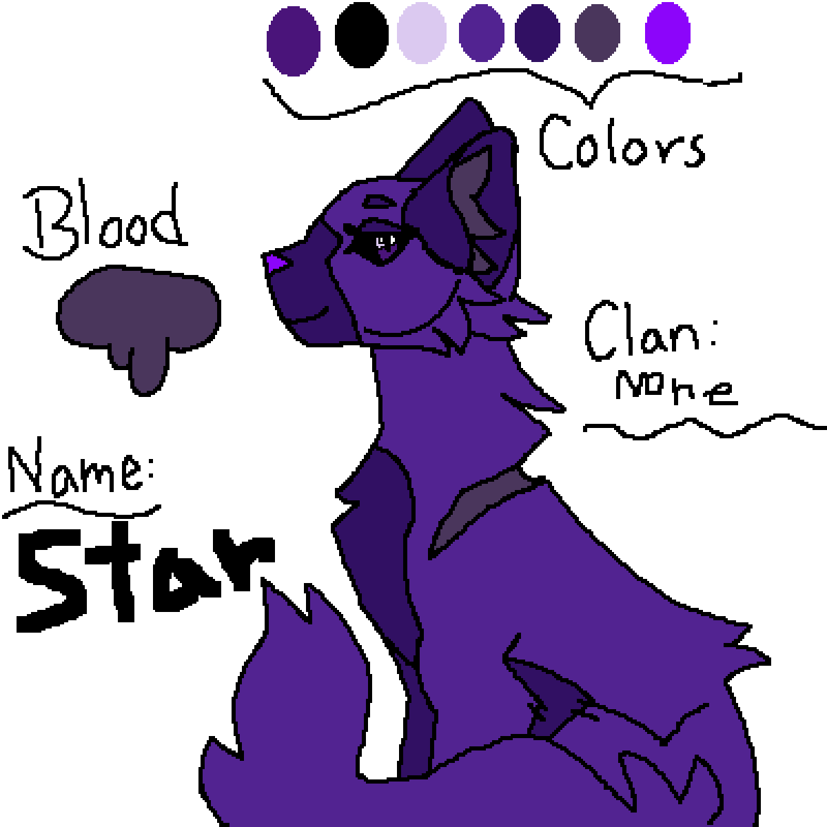 Pixilart - Warrior cat base UwU by HornyAutistic
