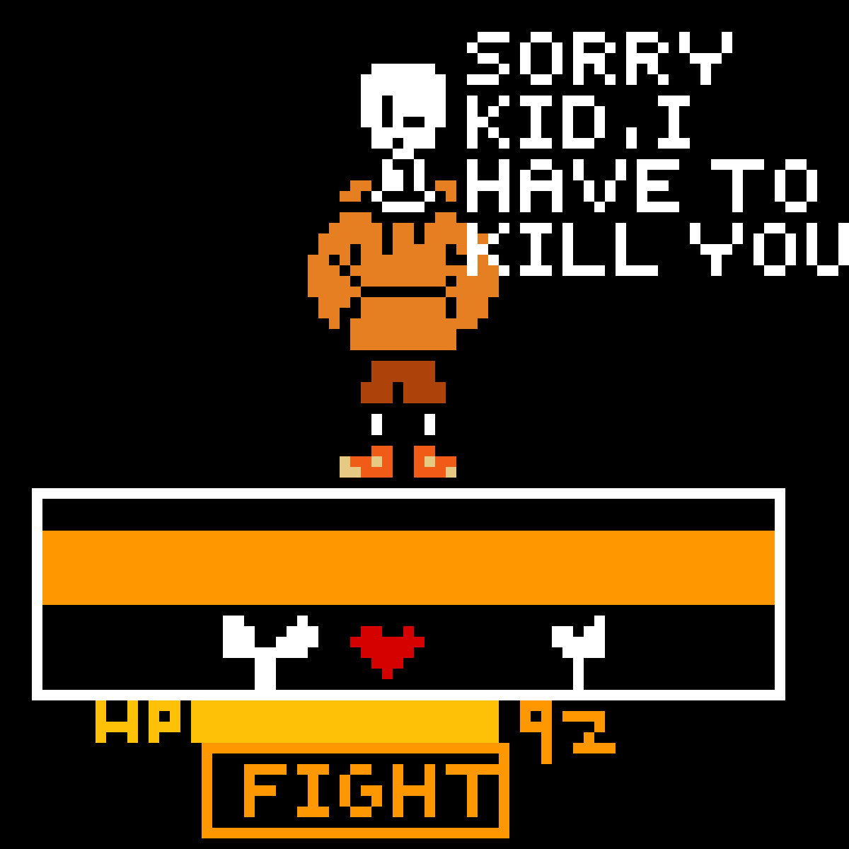 Pixilart - US Papyrus Fight by Offical-Sans
