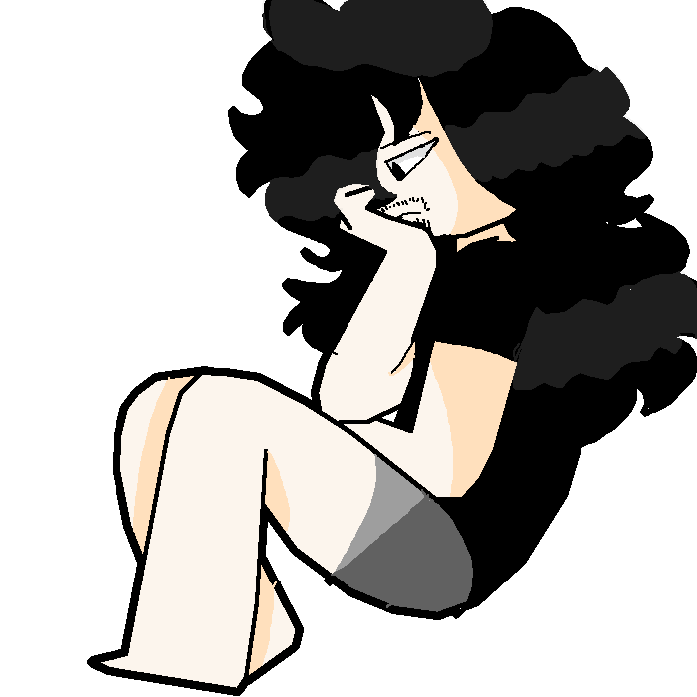 Pixilart - contemplating life by MILOMELANCHOLIA