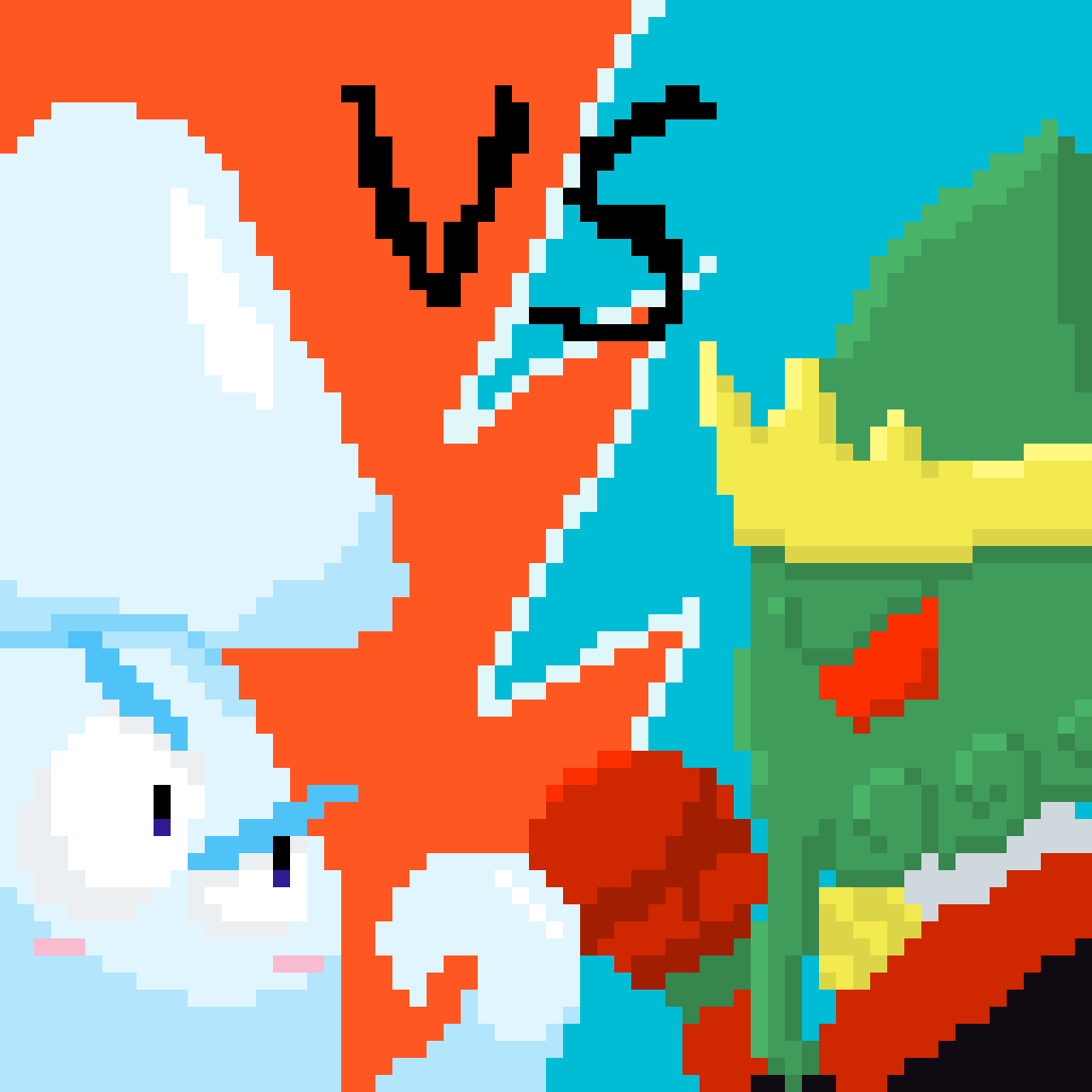 Pixilart - VS collab by Kraken15