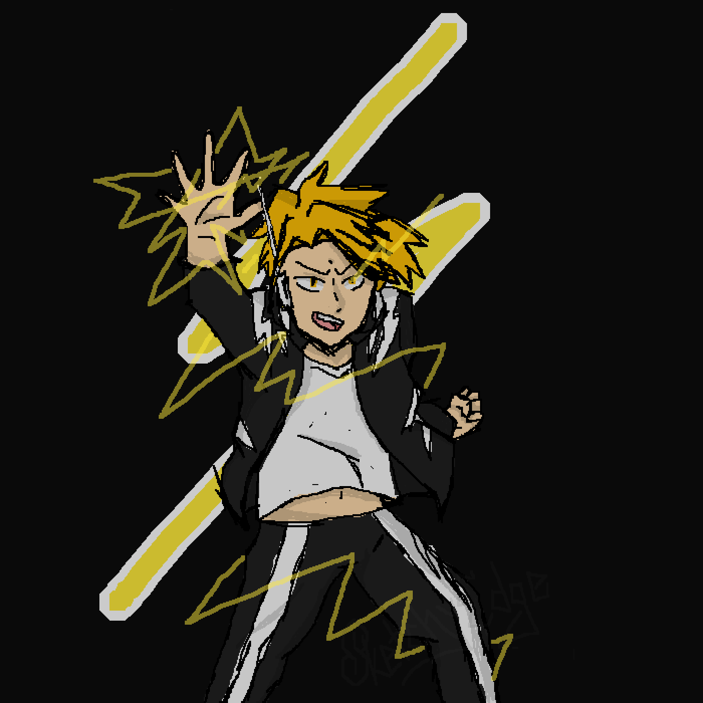 Pixilart - Denki Kaminari by SketchyEdge