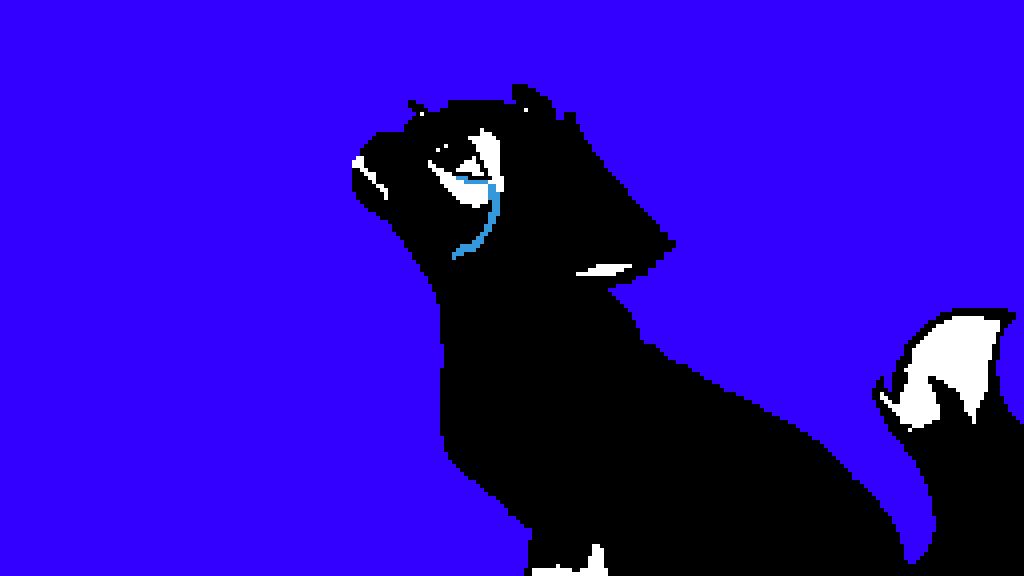 Pixilart - crying cat base by PokemonKitty9