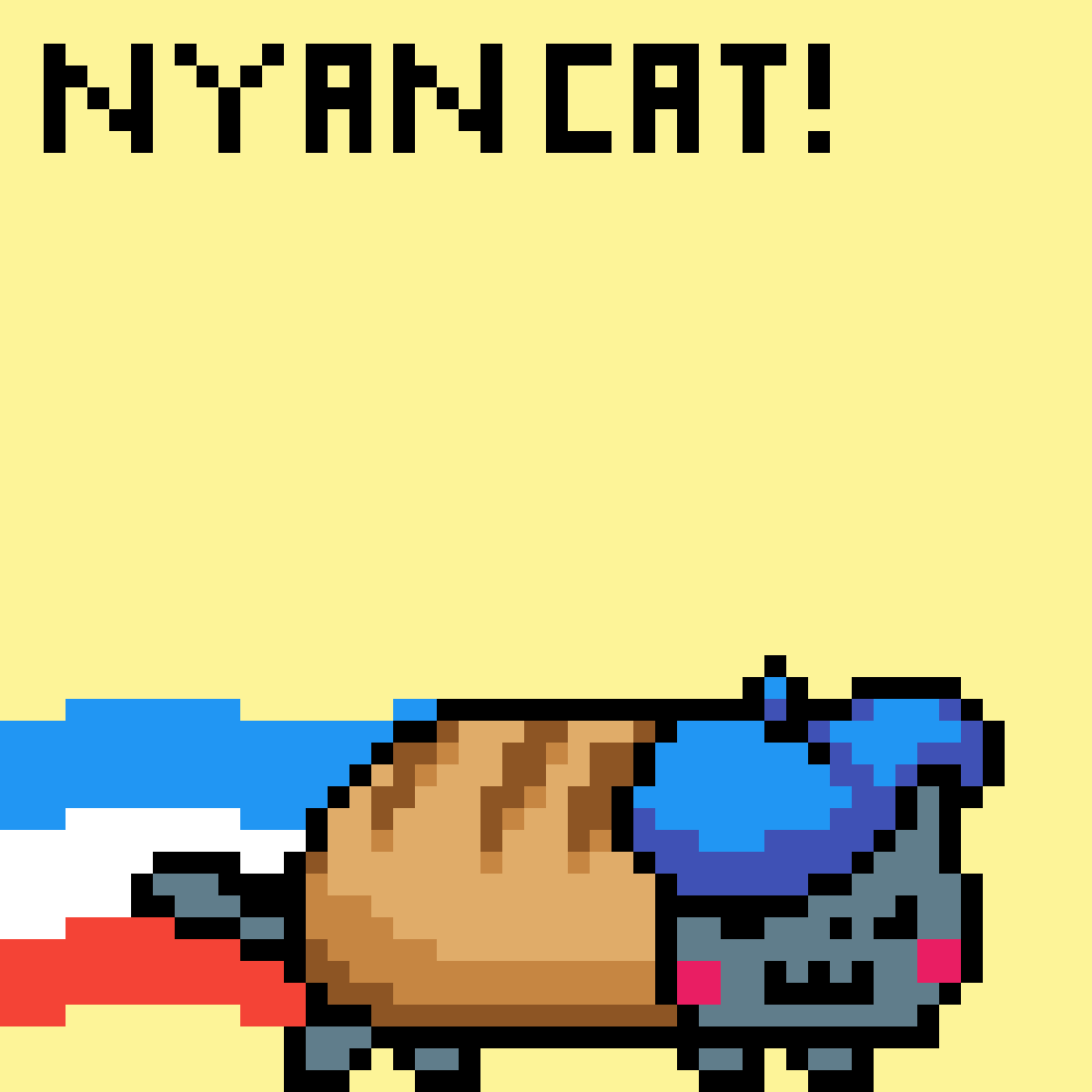 Pixilart - Nyan Cat by Anonymous