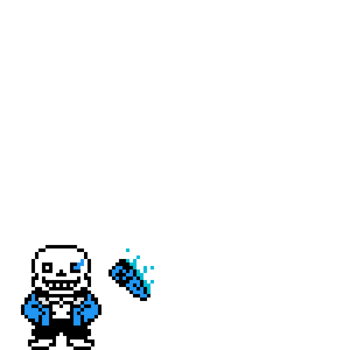 Pixilart - Sans FNF by nicmaster