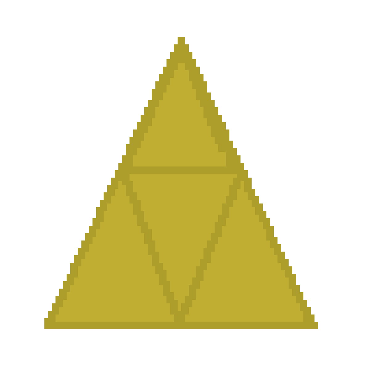 Pixilart - The Tri-force Symbol by JokerMain