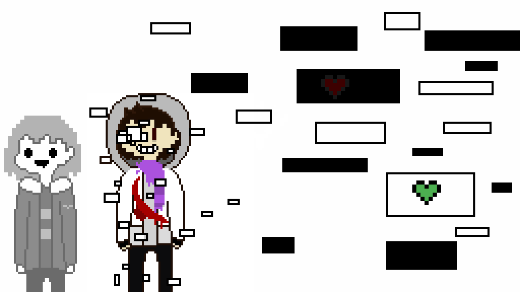 Pixilart - geno Ash and core continuetale frisk by EdgyTeenager