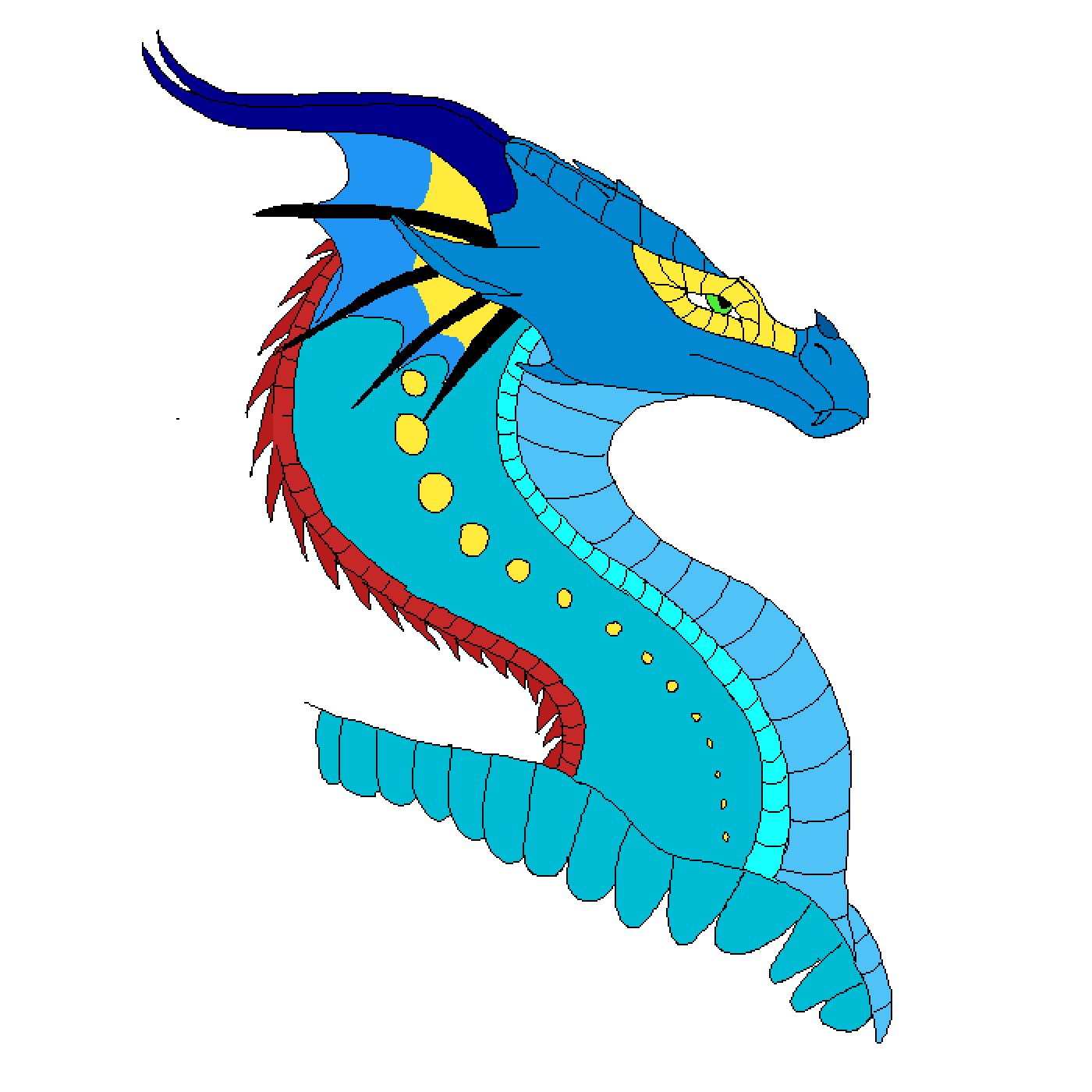 Pixilart - Citrus the rainwing by 873Elkman72