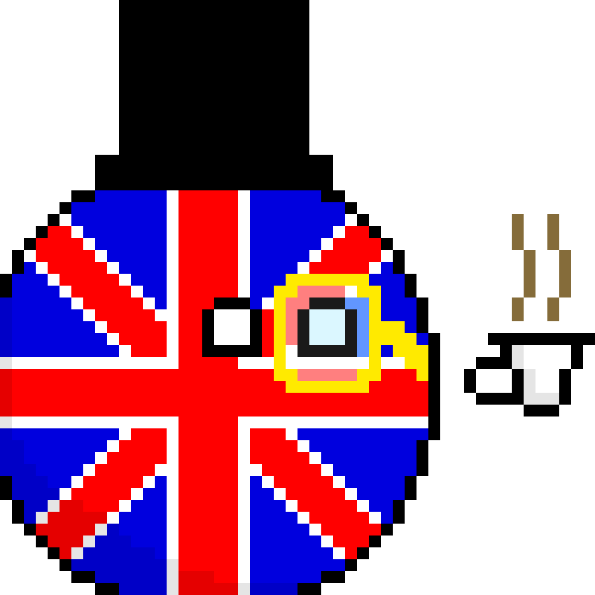 Pixilart - UK Countryball by TheGlitchyPixel