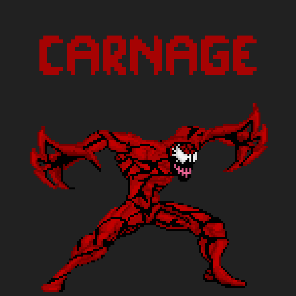 Pixilart - Carnage by tankmanXD