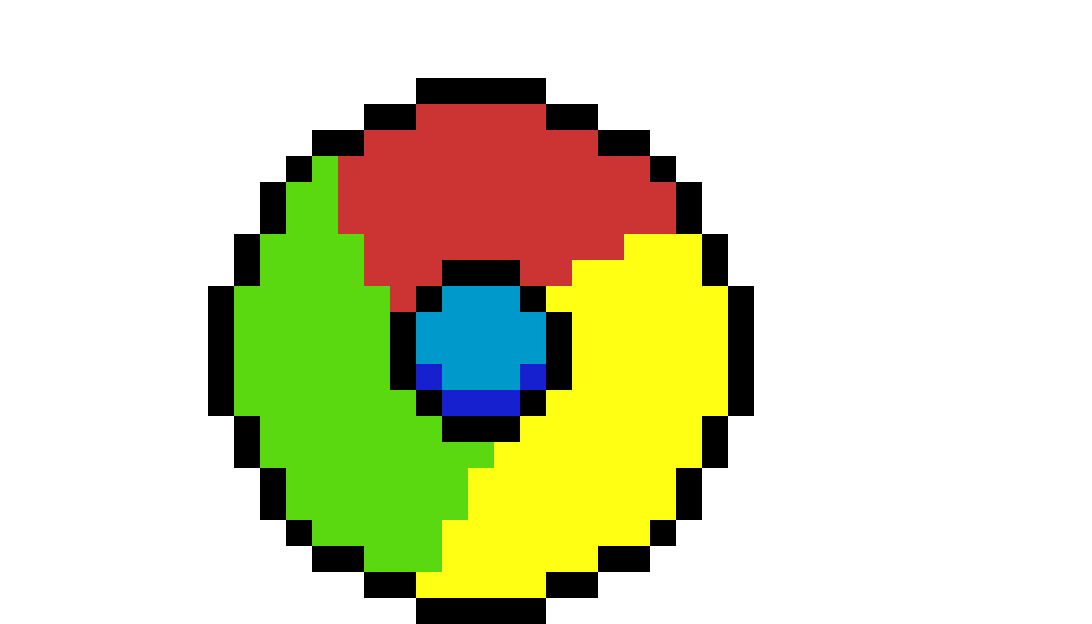 Editing Google Chrome - Free online pixel art drawing tool - Pixilart