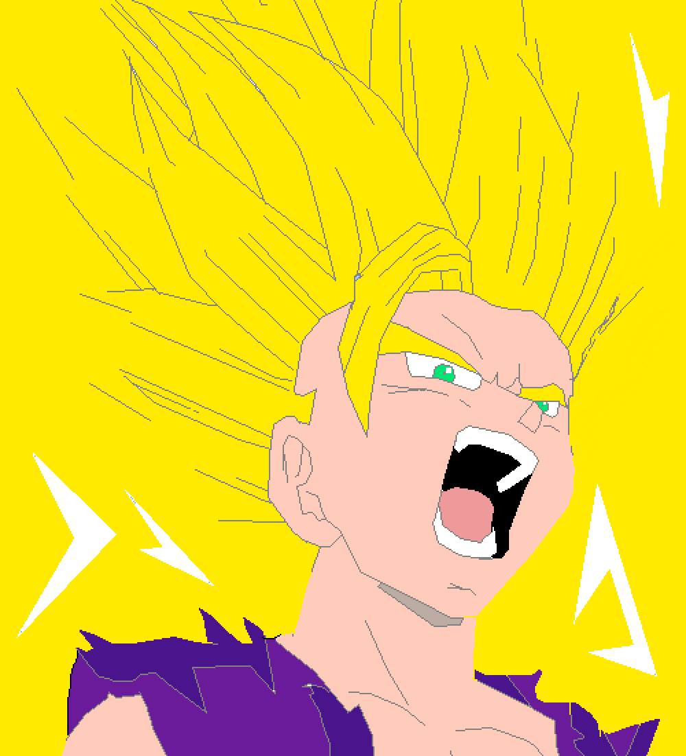 Pixilart - super goku form 2 by NarutoS2