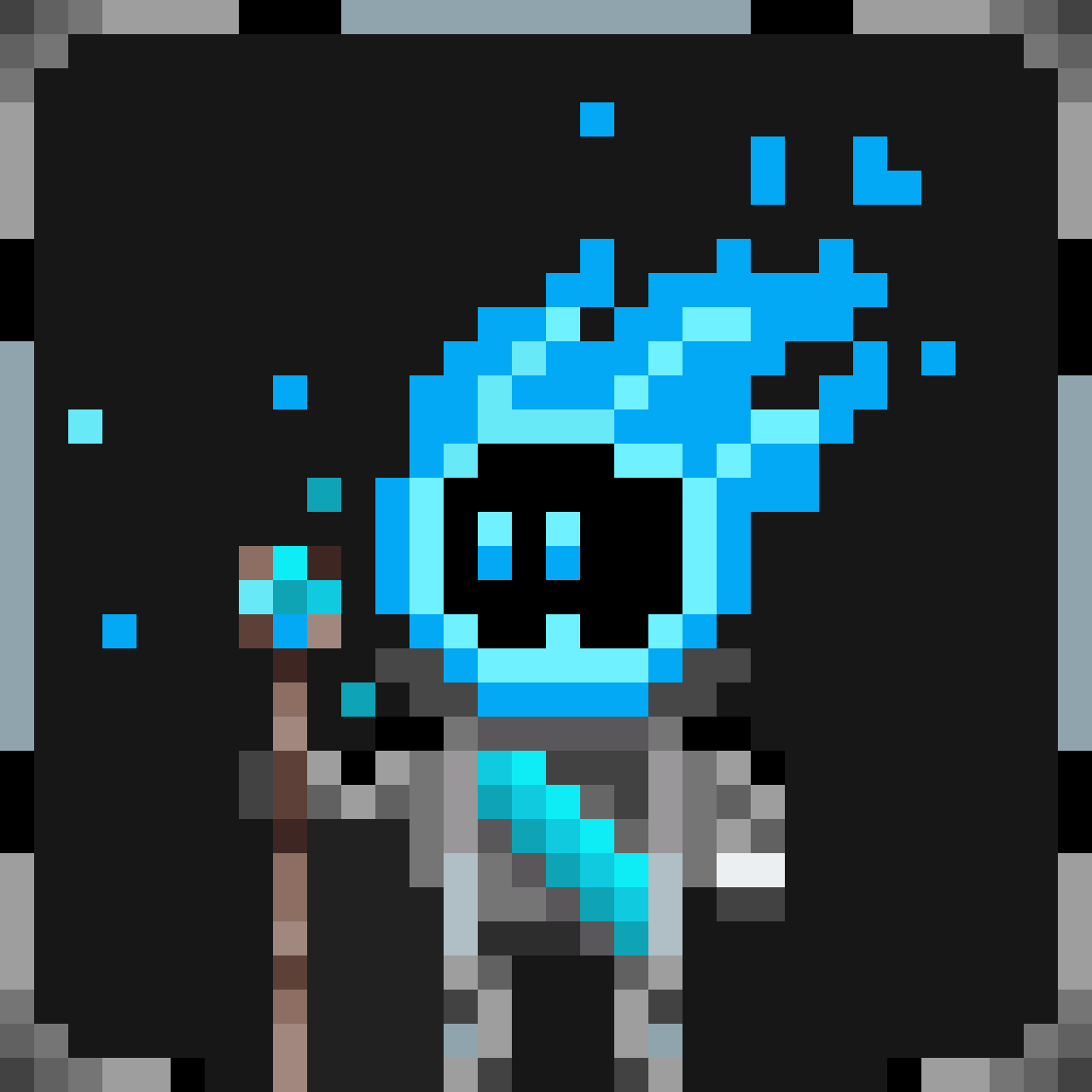 Pixilart - The Blue Alchemist by Thirty-Eight