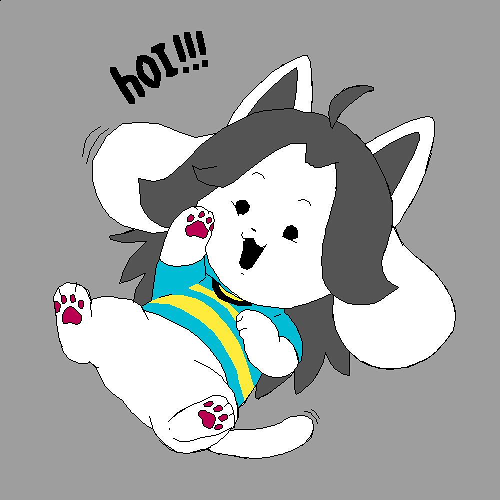 Pixilart - Temmie ^-^ by xXSansXToriXx