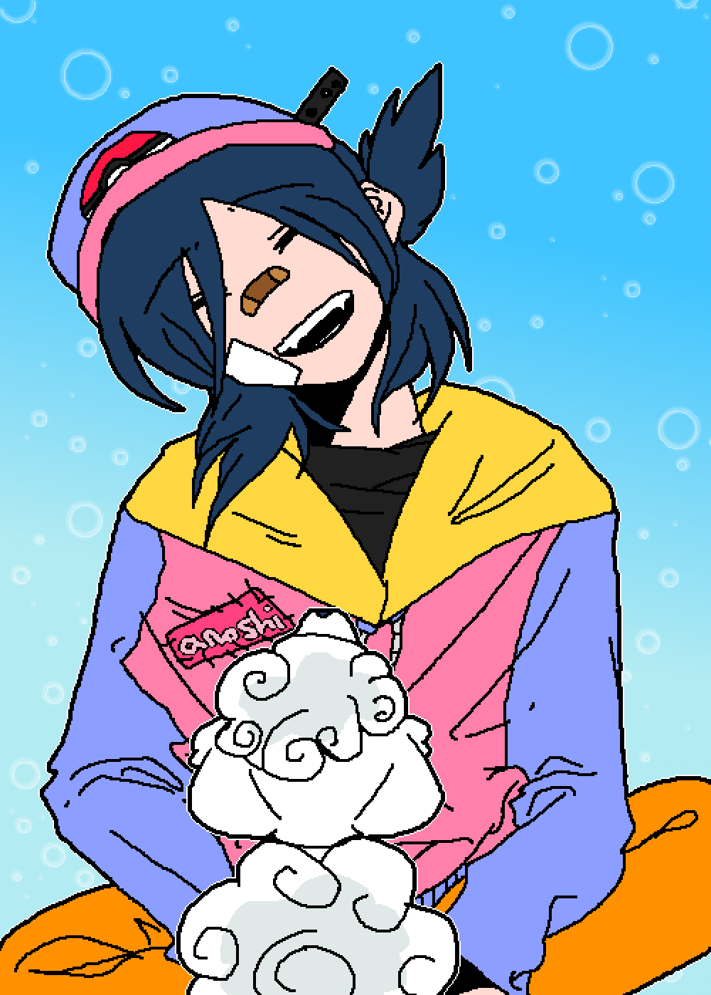 Pixilart - My pokemon trainer oc uwu by Anonymou