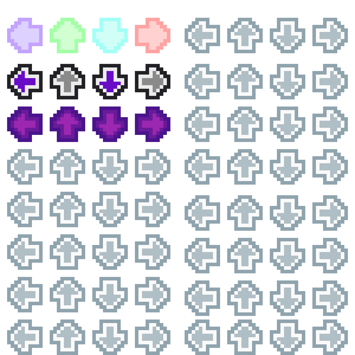 Pixilart - Arrow Keys Collab by Scourge-cat