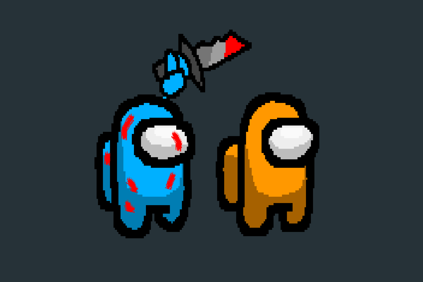 Editing Among us - Free online pixel art drawing tool - Pixilart