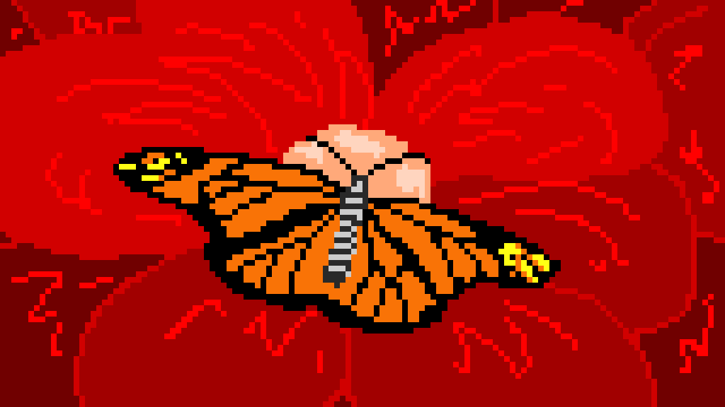 Editing flutterby - Free online pixel art drawing tool - Pixilart