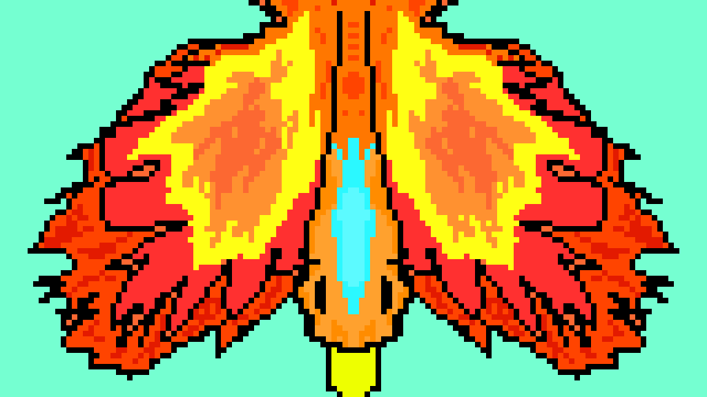 Pixilart - funky cosmo bird by Saegius