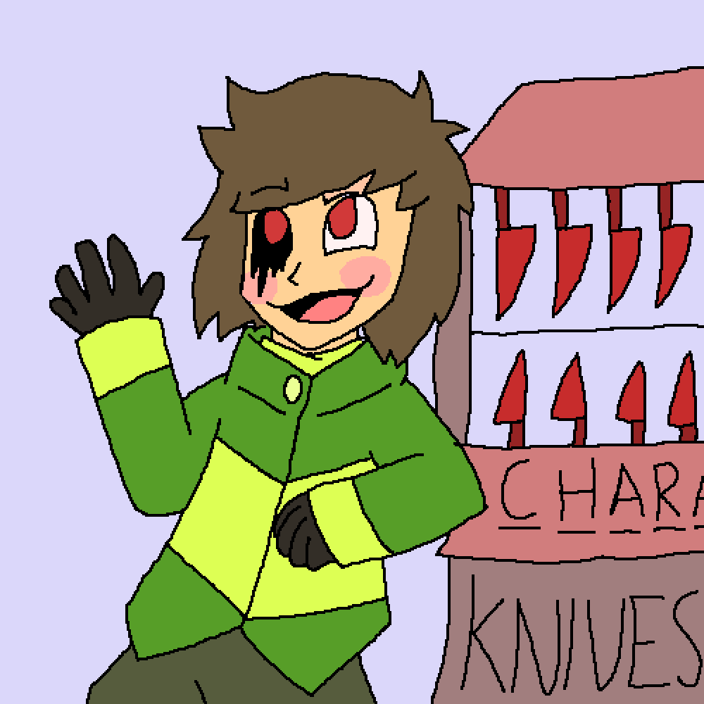 Pixilart - Distortedtale Chara by SavageRavage