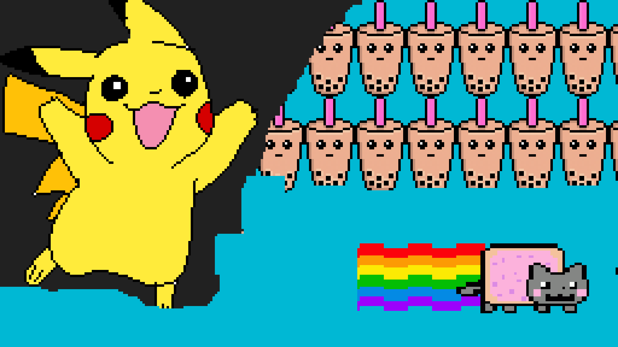 Pixilart - Pikachu base by 25Himiko-Toga