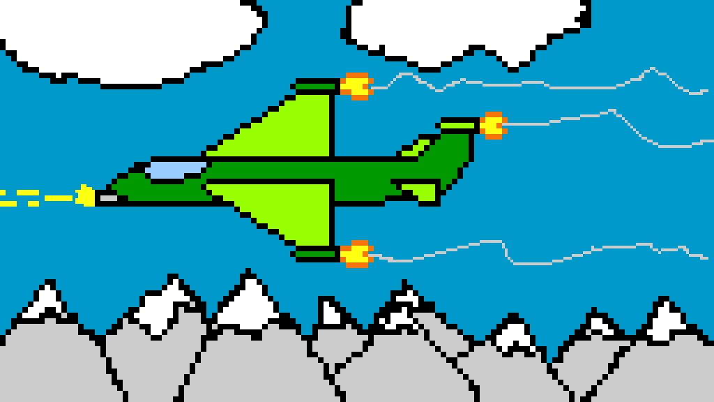 Editing Fighter Jet - Free online pixel art drawing tool - Pixilart