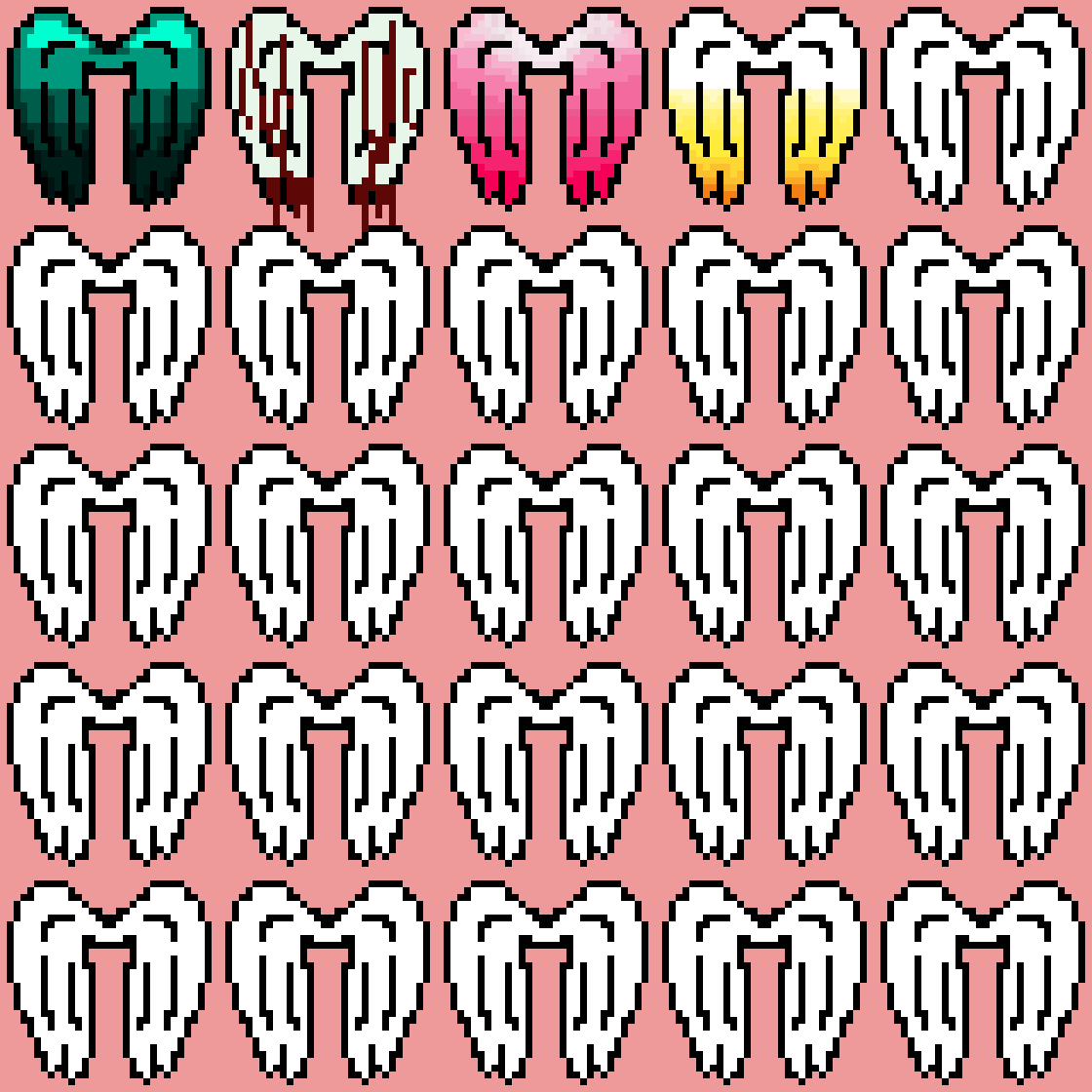 Editing Angel Wings - Free online pixel art drawing tool - Pixilart